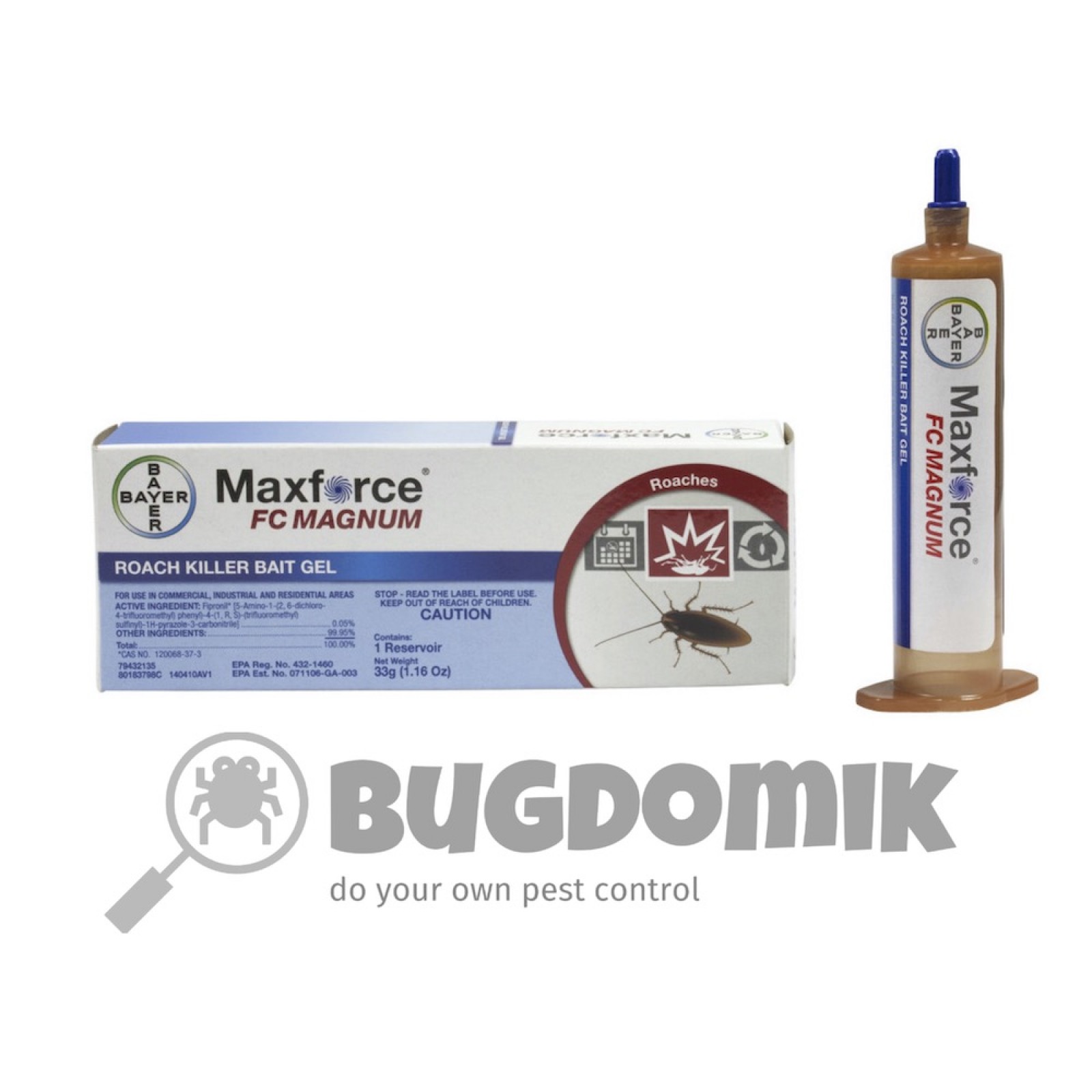 Maxforce FC Magnum cockroach gel bait|Bayer ENVU Maxforce gel bait